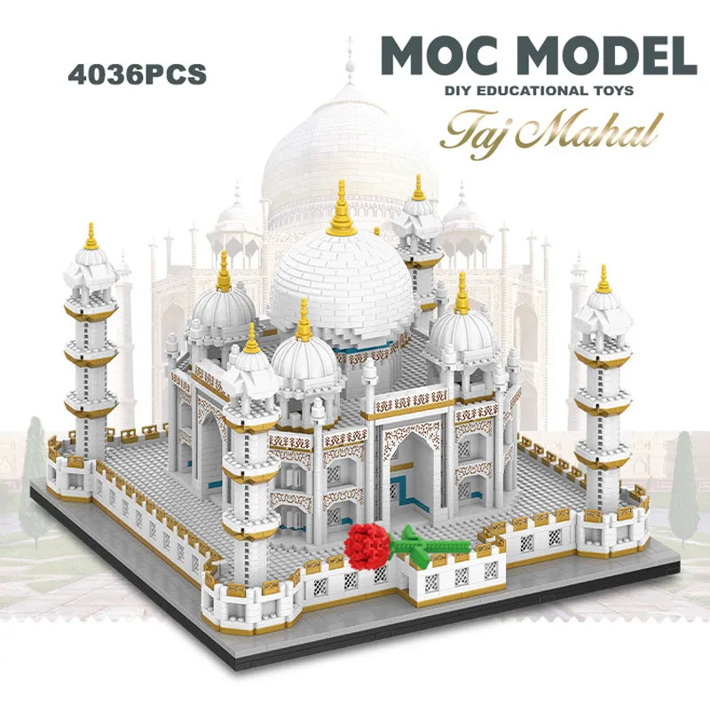 India Taj Mahal Lego Architecture Model Display