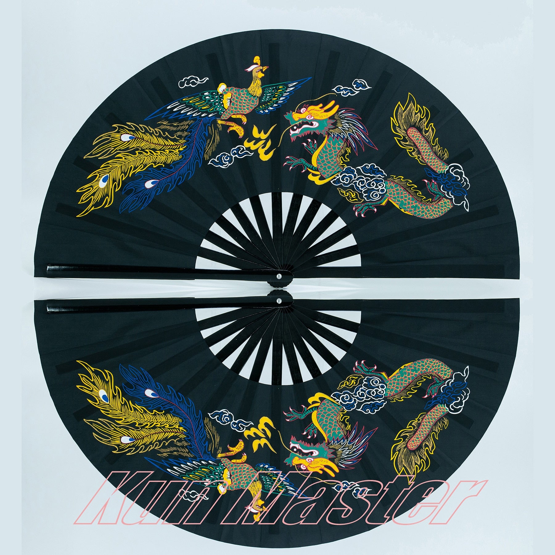 Bamboo Kung Fu / Tai Chi Fan, Plastic Fan Kung Fu, Tai Chi Fan
