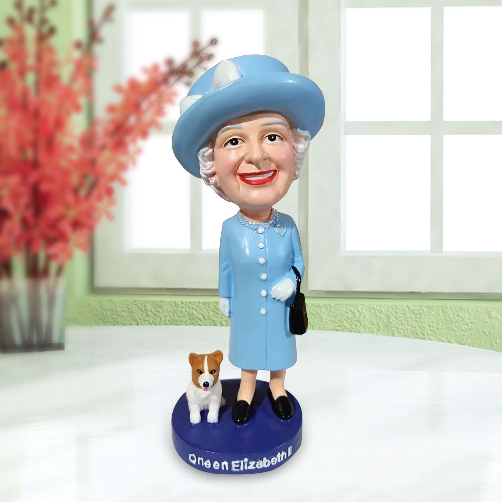 Queen Elizabeth II Table Resin Decorations