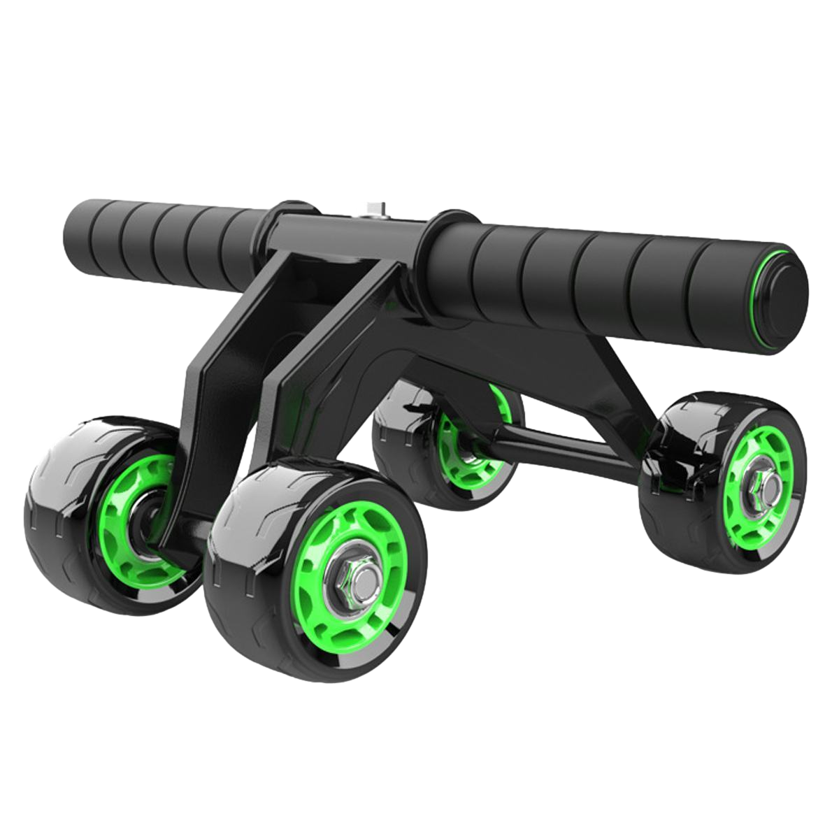 4 Wheels Abdominal Muscle Roller Exercise , Abs Roller